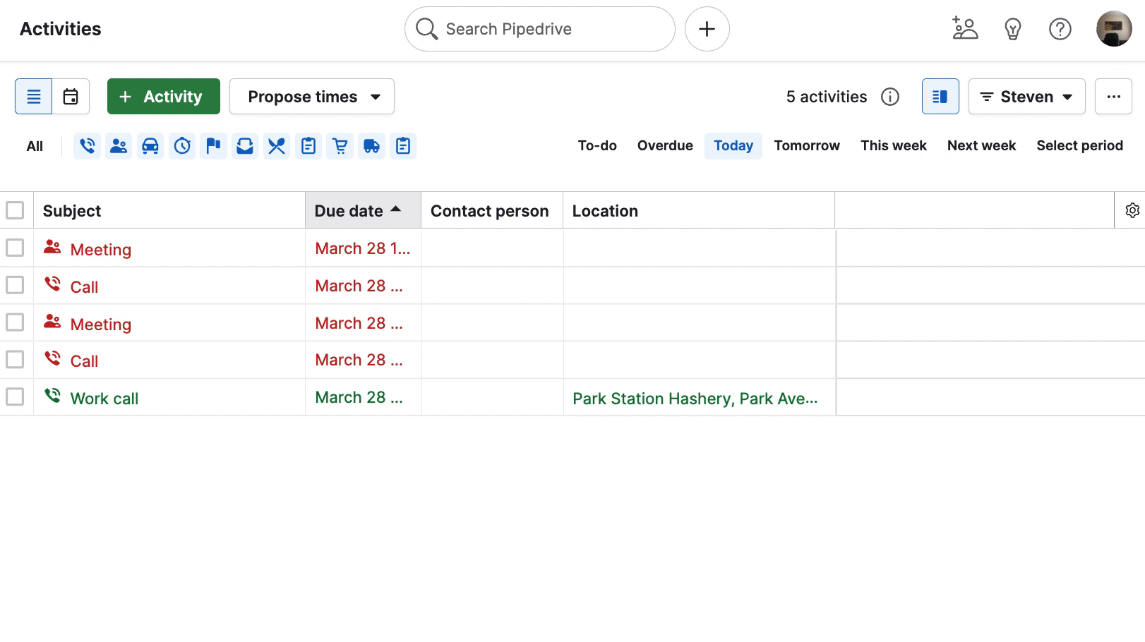 Activities - Knowledge Base | Pipedrive